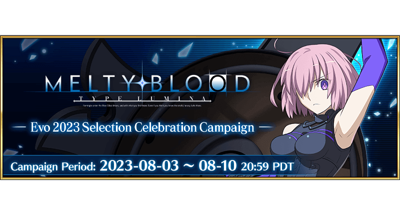 MELTY BLOOD: TYPE LUMINA Evo 2023 Selection Celebration Campaign | Fate ...